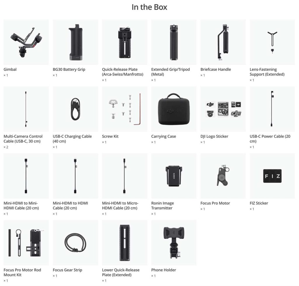 DJI RS 4 Pro Combo - Drone Depot - NZ Authorised DJI Retailer